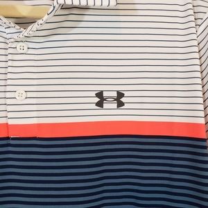 Under Armour | Shirts | New Under Armour Stripes Mens Collared Shirt ...